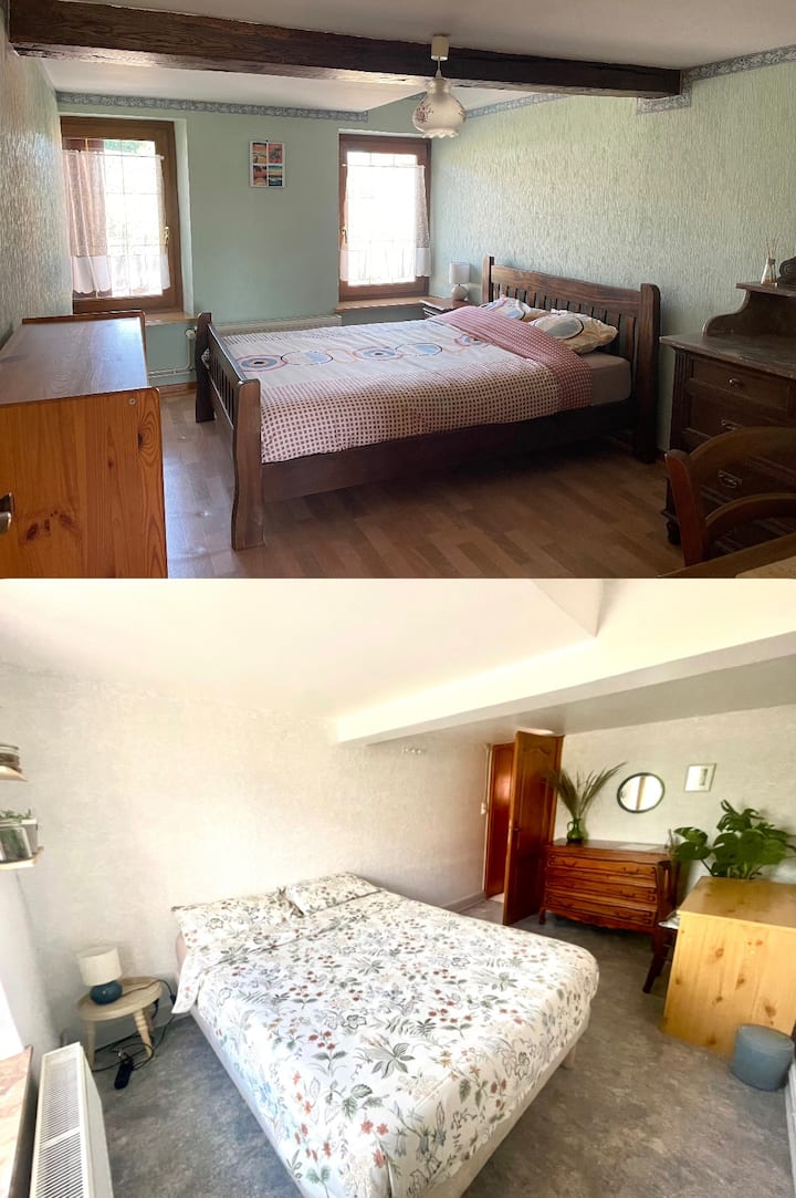 Deux Chambres Doubles Dans Maison - Sarrebourg