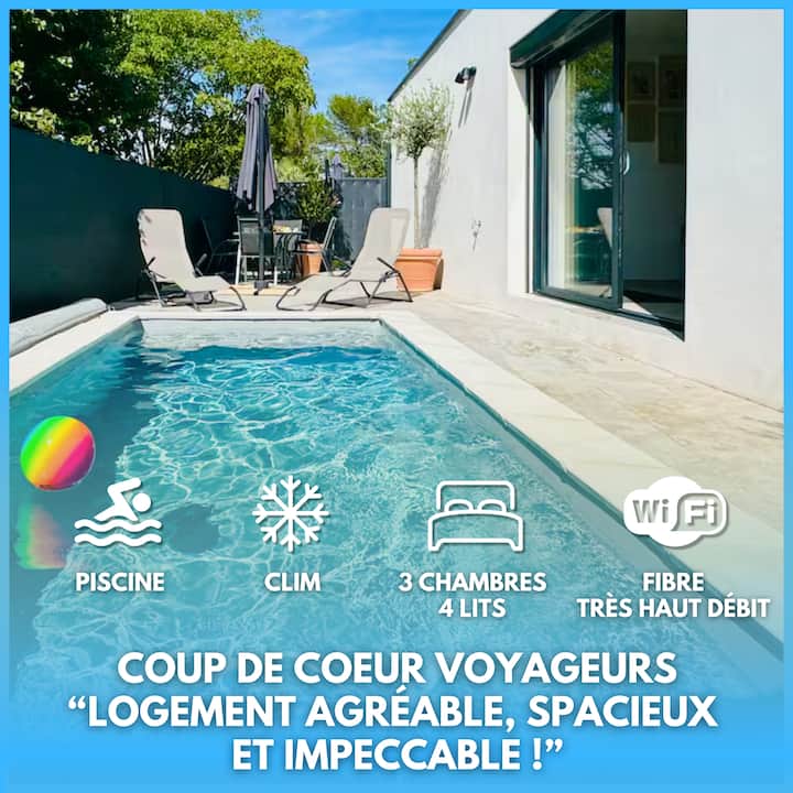 Villa Avec Piscine Privée, Clim, à 5 Min D’uzès - Uzès