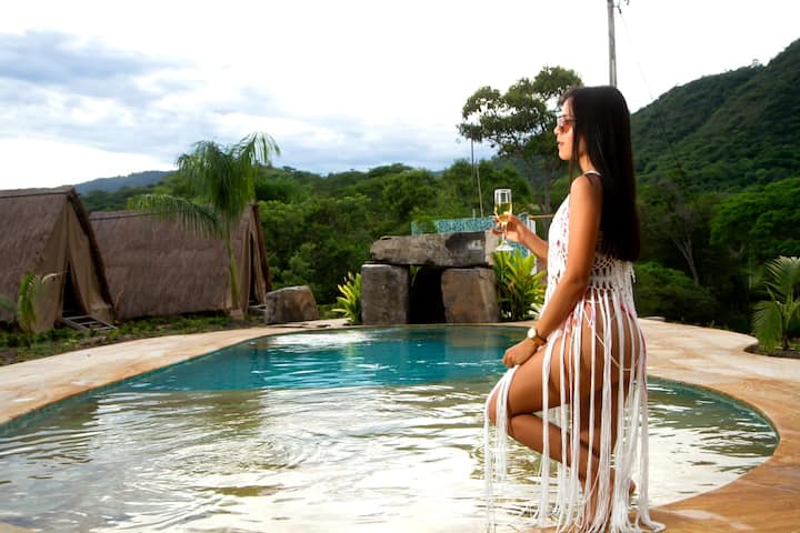 Cabaña Glamping Luxury #6 San Joaquín/la Mesa - La Mesa