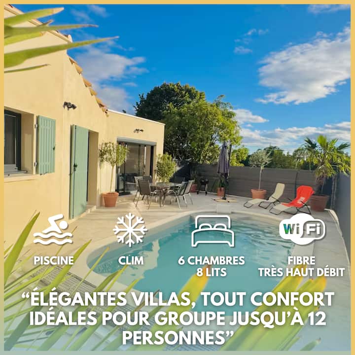 Deux Villas Indépendantes Et 2 Piscines Privées - Uzès