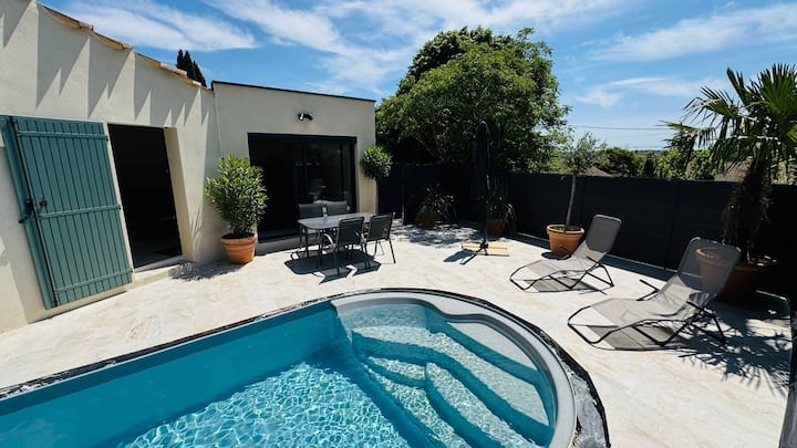 2 Maisons 2 Piscines Idéal Groupes & Familles - Uzès