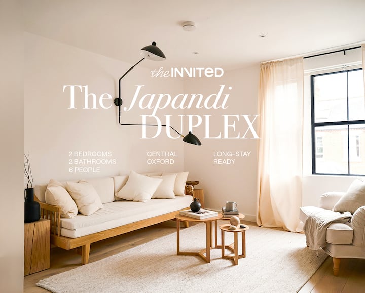 Japandi Duplex | 2br Modern Designer Flat - 옥스퍼드