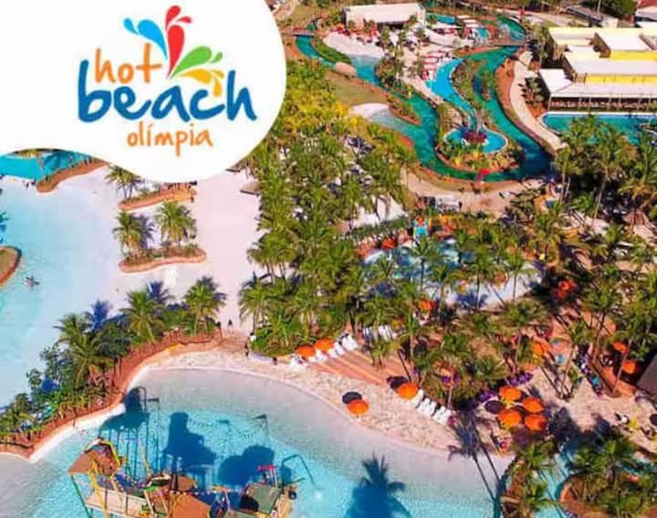 Apto Hot Beach Suítes - Olímpia - Olímpia