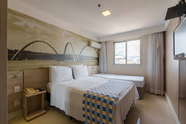 Flat Hotel Mercure Líder 14• - Brasil