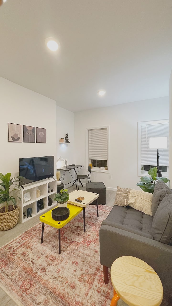 2bdr / 1bth Stylish Cozy Apt - Mins To Nyc & Ewr - Newark