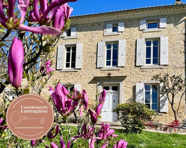 Domaine Riplou - Maison De Campagne  Avec Piscine - Aude