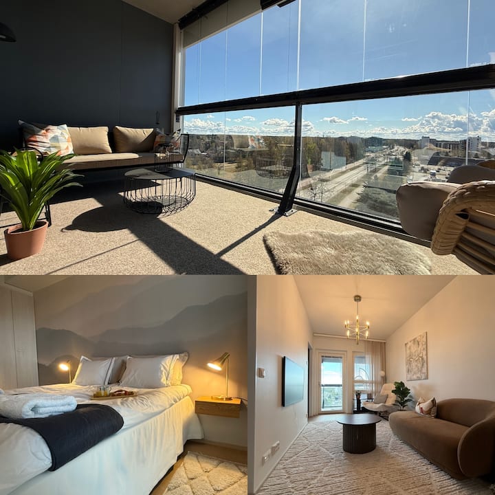 Upea Suite (Ylin Kerros,sauna,parveke, Autohalli) - Finland