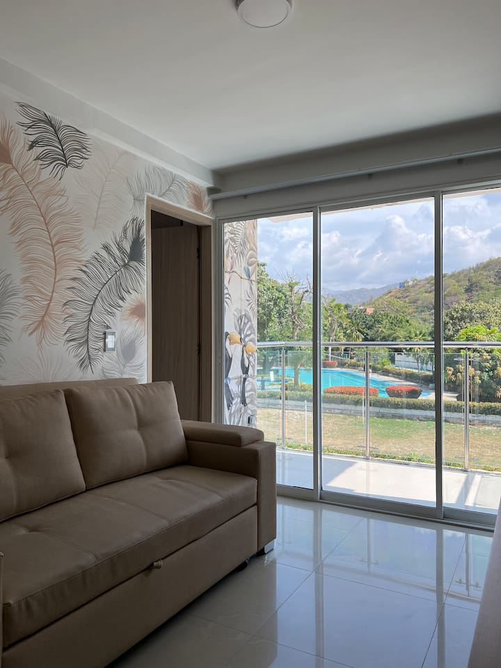 Apartamento Con Piscina En Condomio Familiar 201 - Santa Marta