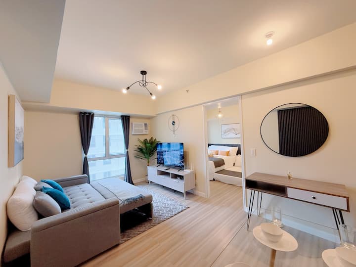 Modern 1br 3 Beds+sofa Bed In It Park Cebu City - Cebú