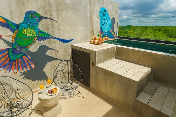 Alebrijes & Art Ph | Private Pool | Downtown - Tulum