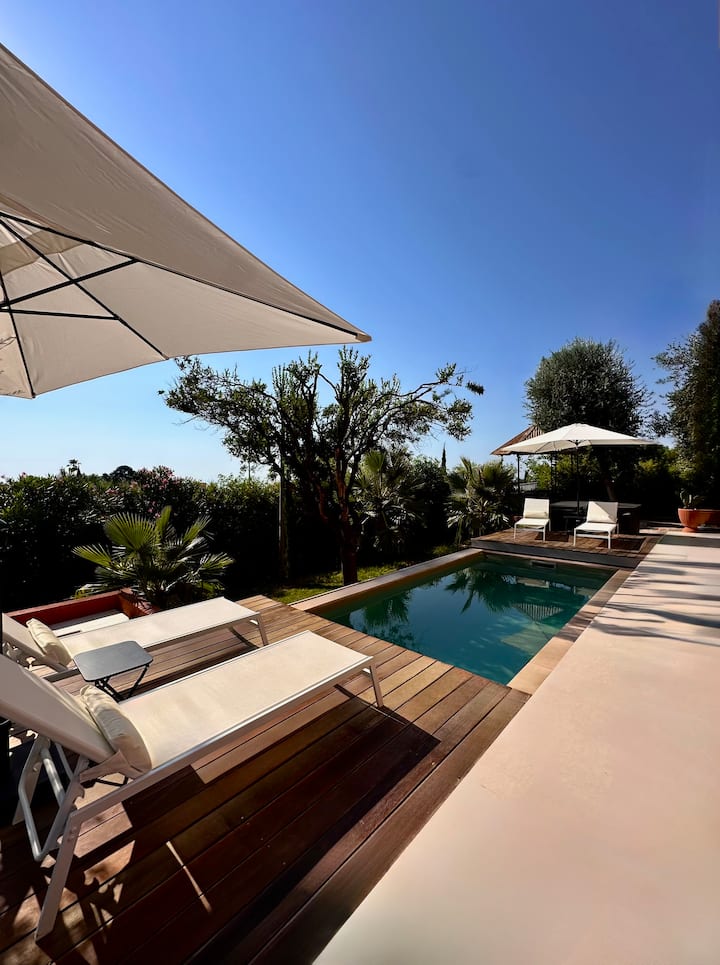 Villa Vue Mer Avec Piscine Chauffée Et Jacuzzi - Nice