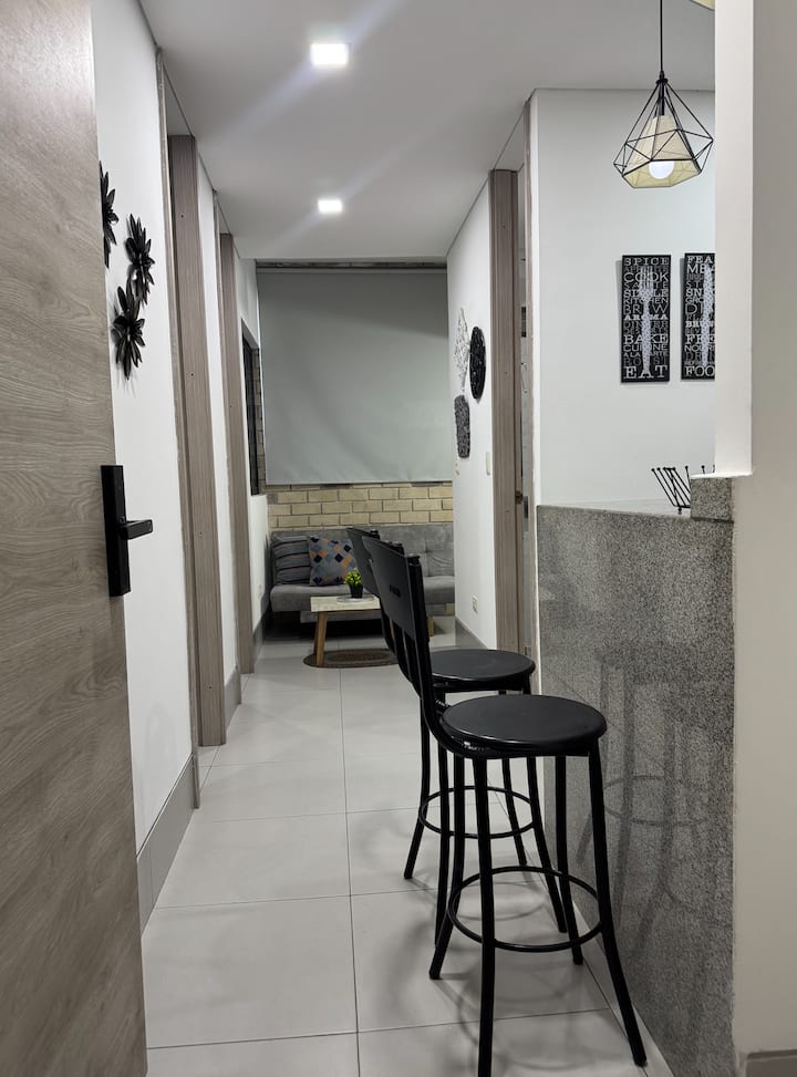 Apartamento Central Amoblado - 2 Habitaciones - Barranquilla