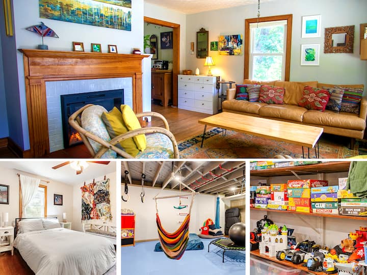 Kid & Pet-friendly 3br Near Downtown + Games - Charlottesville, VA