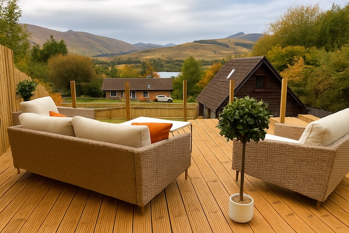 Hygge 'Ben Vane' Chalet By Loch, Trails & Pub - Loch Tay