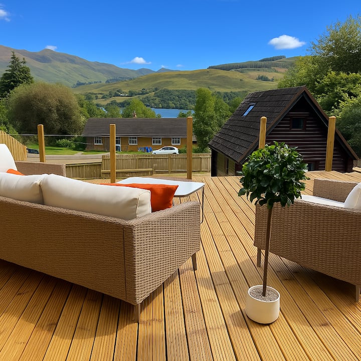 Hygge 'Ben Vane' Chalet By Loch, Trails & Pub - Loch Tay