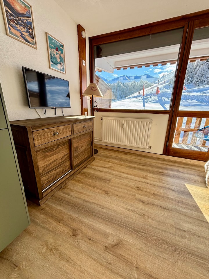 ~Nouveauté~appart Pied Des Pistes Balcon Plein Sud - La Plagne