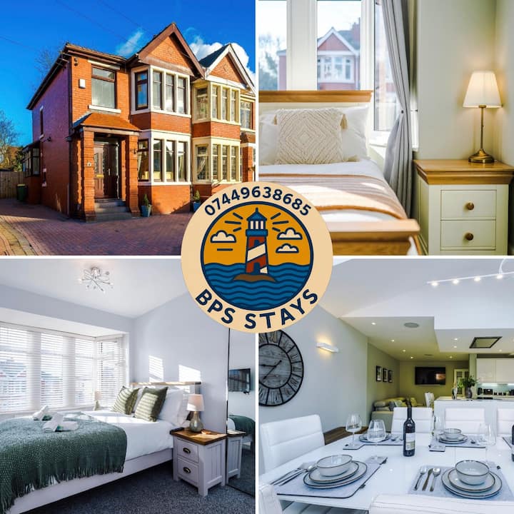 4 Bed House/relocators/trades And Long Stays - Preston