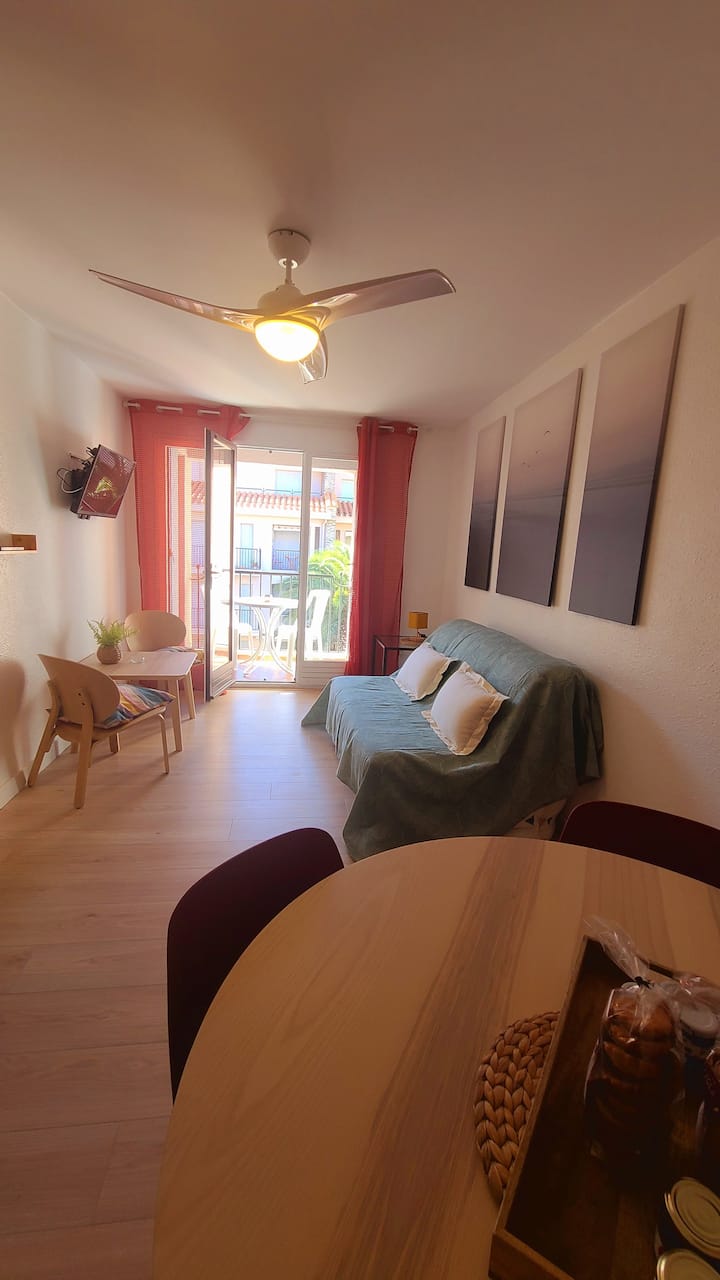 Apt, Tennis,piscine Et Parking à 100m De La Plage. - Collioure