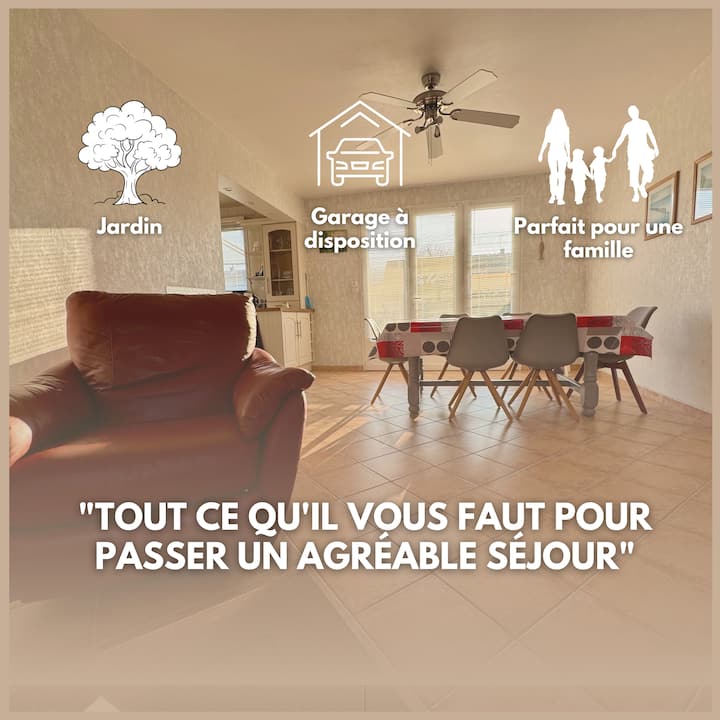 Maison Familiale à Berck – Proche Plage - Quend Plage