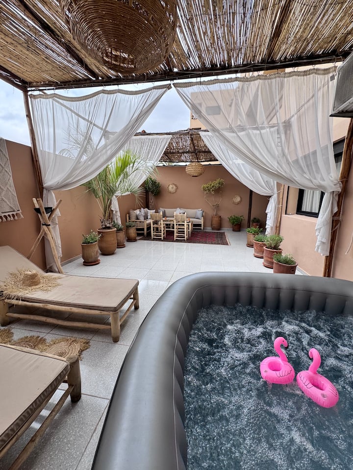 Appartement Authentique à Gueliz - Marrakech