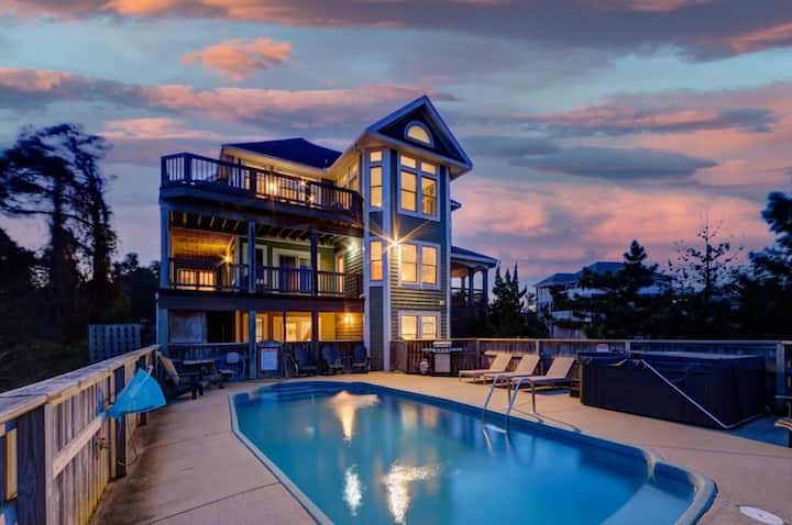 Semi-oceanfront! Steps To The Beach! - Outer Banks, NC