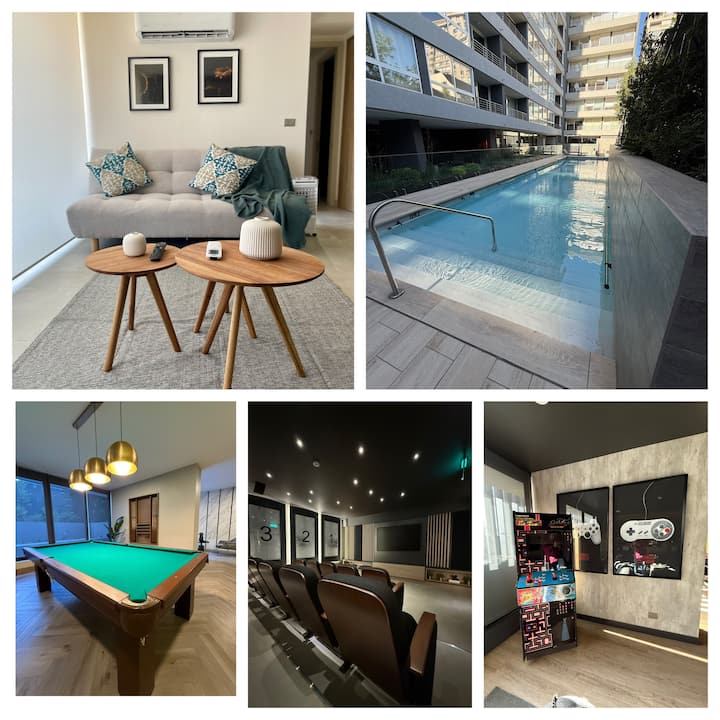 Ropa De Cama Toallas|gym|a/c|piscina|wifi 6|estc - Santiago