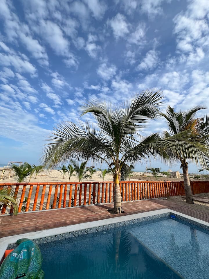 Casa Coral | Piscina Y Acceso Directo Al Mar - Caleta Cruz