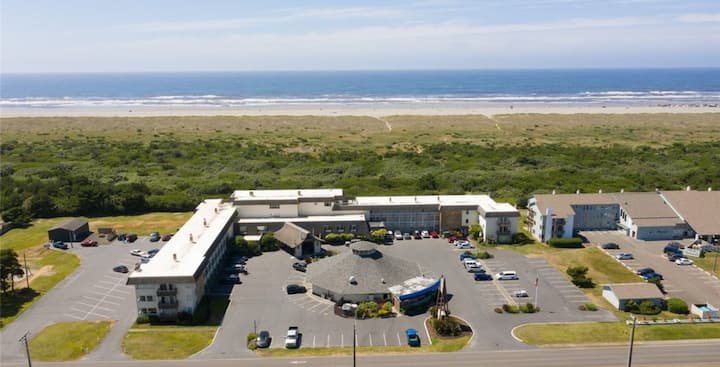Partial Ocean View | Polynesian Resort | Balcony - Ocean Shores, WA