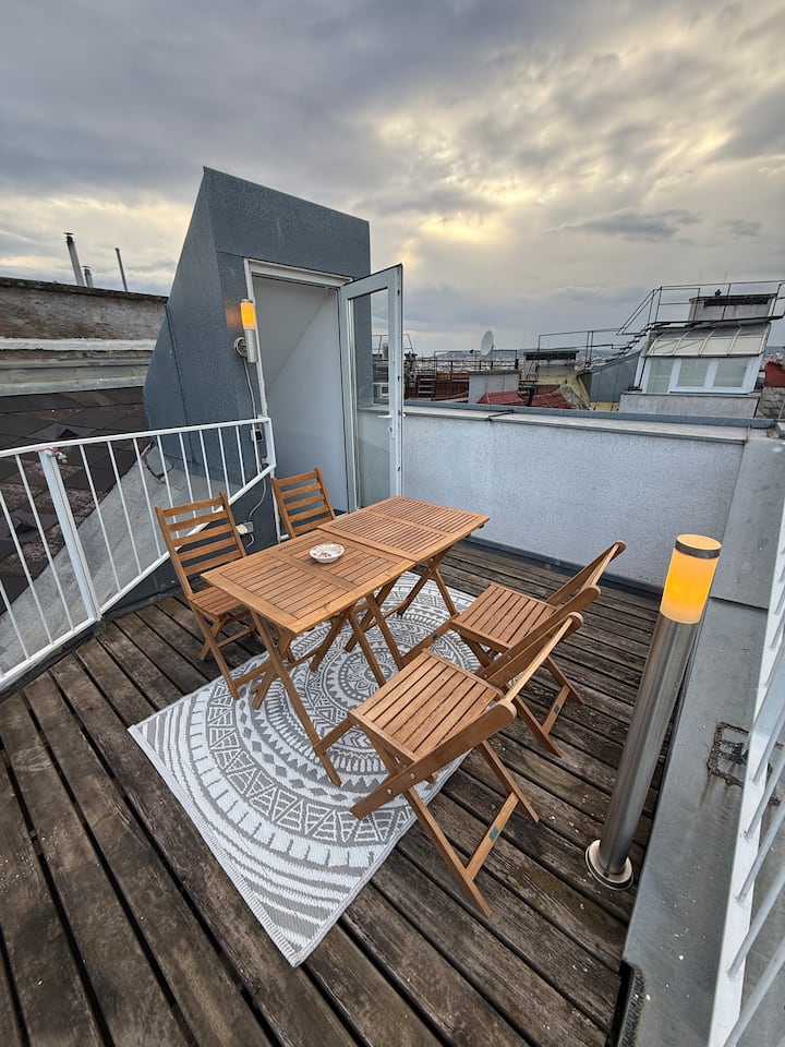 Geräumiges Zentrumsnahes Dachterrassen-loft - Viyana