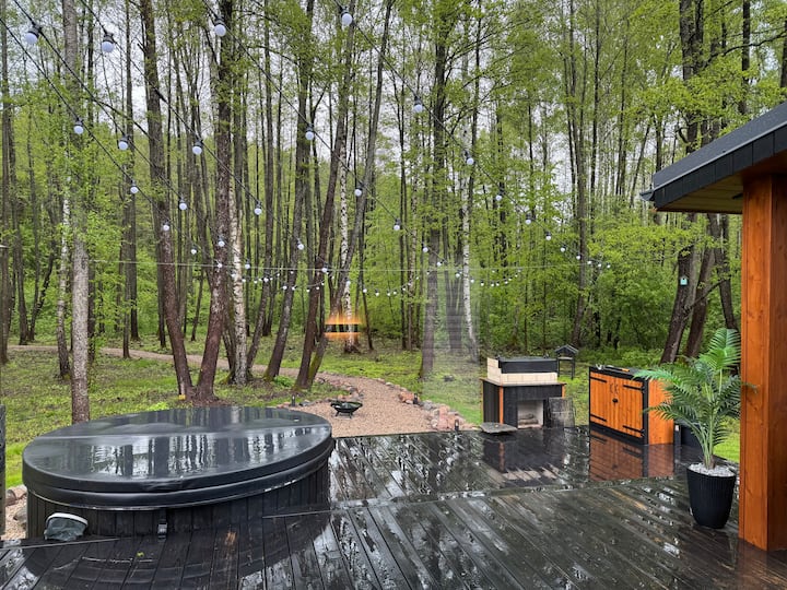 Bonanza Terra Private Cabin W/pier & Hot Tub - Lituania