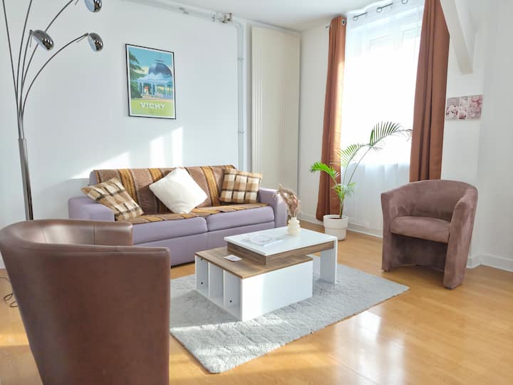 Lumineux T2 Centre-ville Idéal Curistes & Sportifs - Vichy