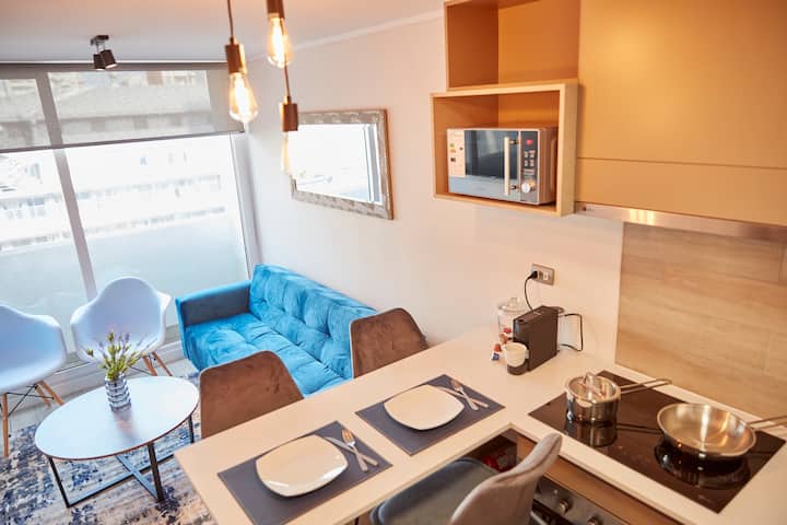 Céntrico Departamento 4 Pers.  A 5 Min Del Metro - Santiago