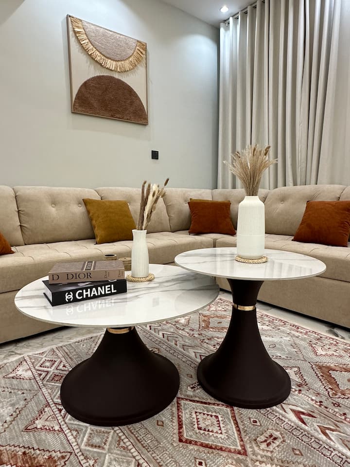 شقة بصالة وغرفتين نوم - Dammam