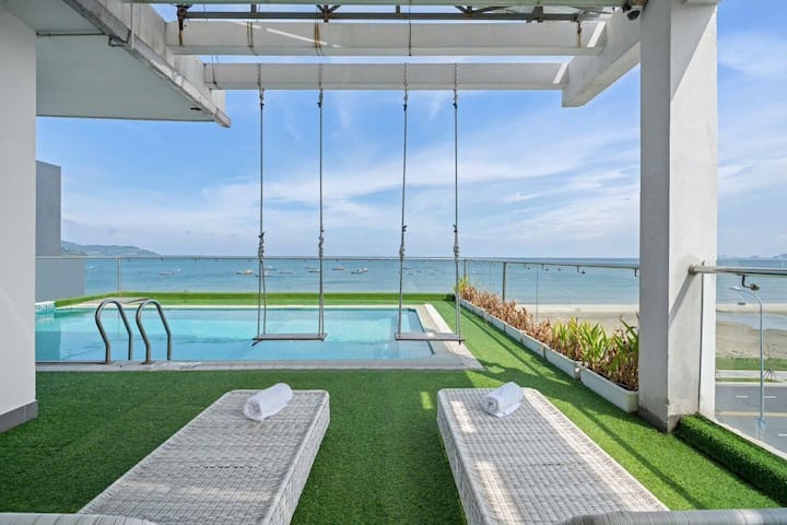 Beachfrontvilla _8bedrooms_free Airport - 峴港