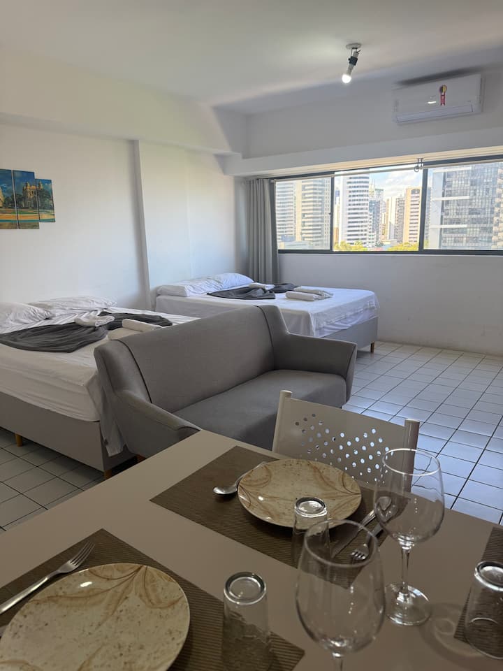 604 Flat Studio Parque Amorim - Recife