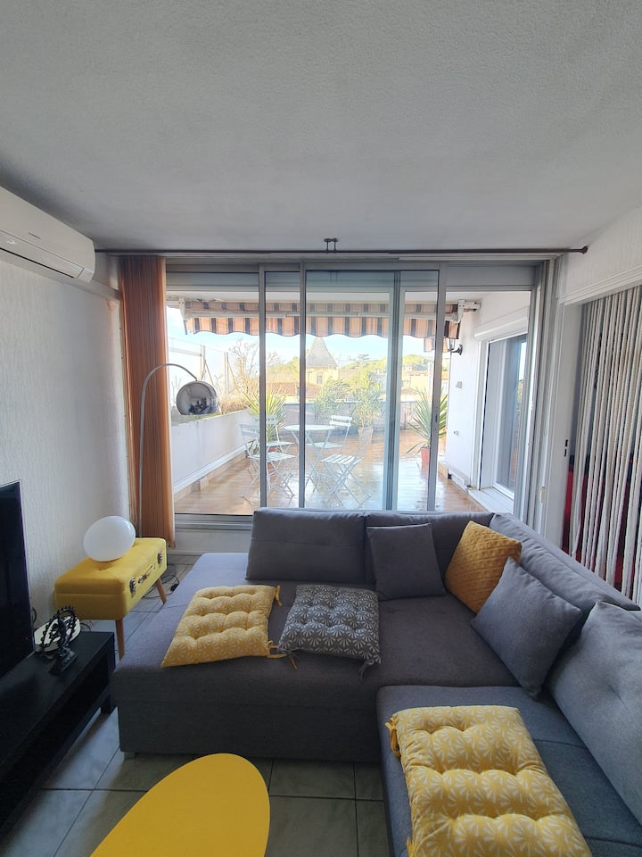 Appartement "Soleil" 
(Parking + Clim + Terrasse) - Montpellier