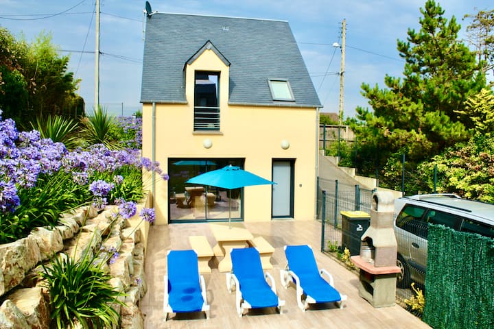 Plage à 30 Mètres, 3 Chambres, 2wc, Jardin,parking - Barneville-Carteret