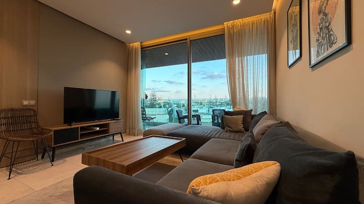 Lh Suites : ÉLégance Urbaine & Vue Dégagée - Casablanca