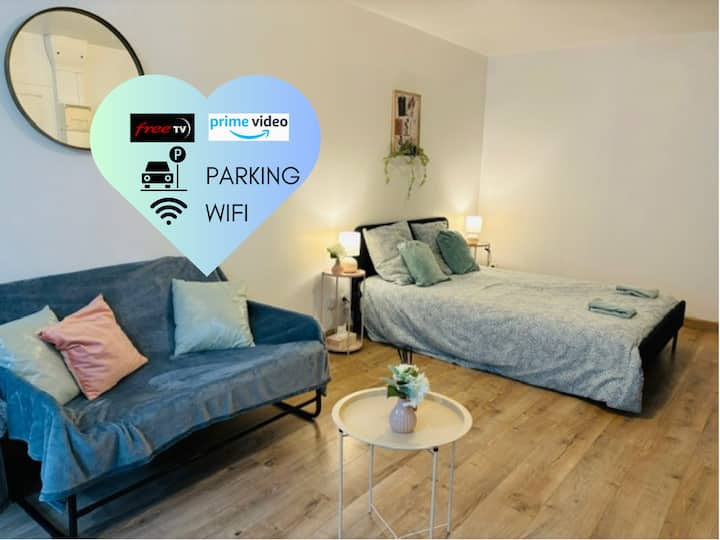 Cocooning Japandi Green Studio - Avesnes-sur-Helpe