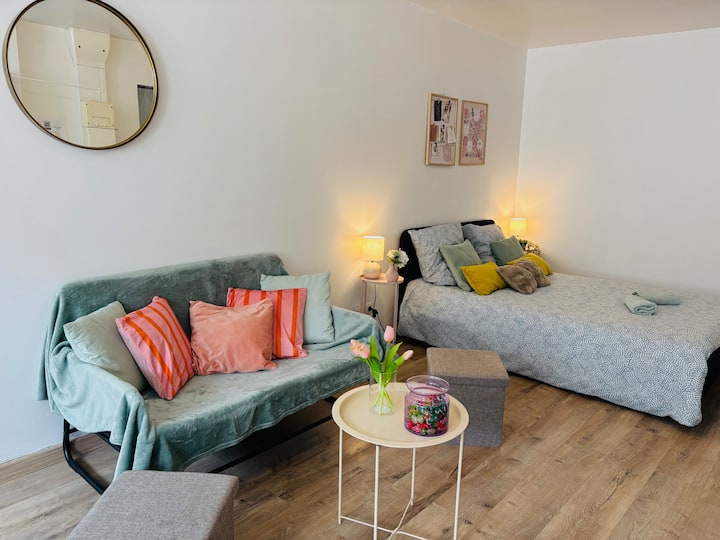 Cocooning Japandi Green Studio - Avesnes-sur-Helpe
