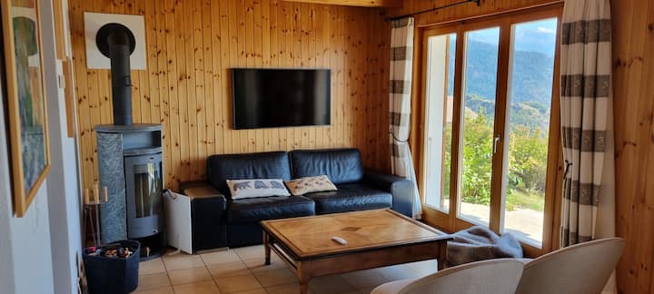 Chalet Plein Sud à 15 Min Du Ski - Wallis