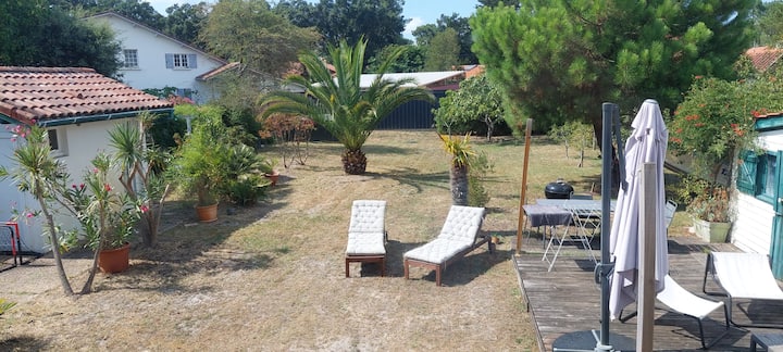 Maison Hypercentre Jardin,8 Pers - Capbreton