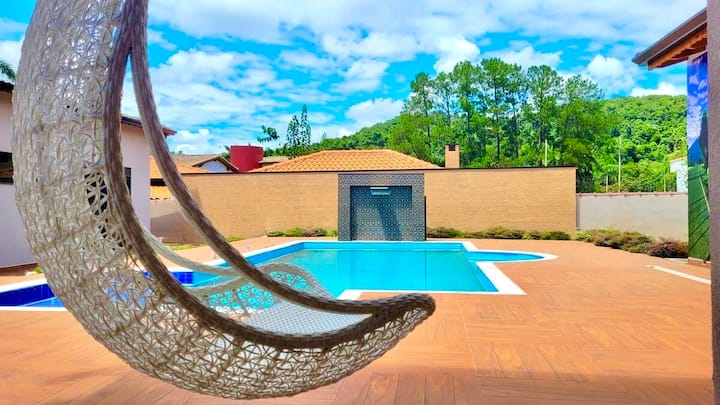 Uma Casa No Interior, Para Ser Feliz E Relaxar! - Guararema