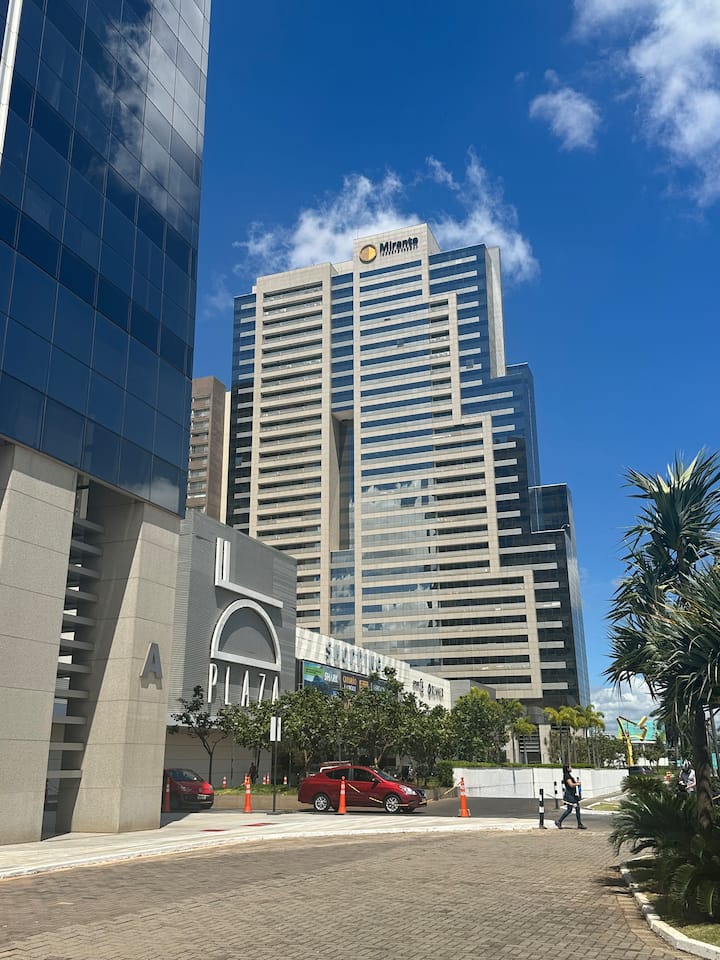 Flat Df Plaza Shopping | Wifi 350 Mb - Taguatinga