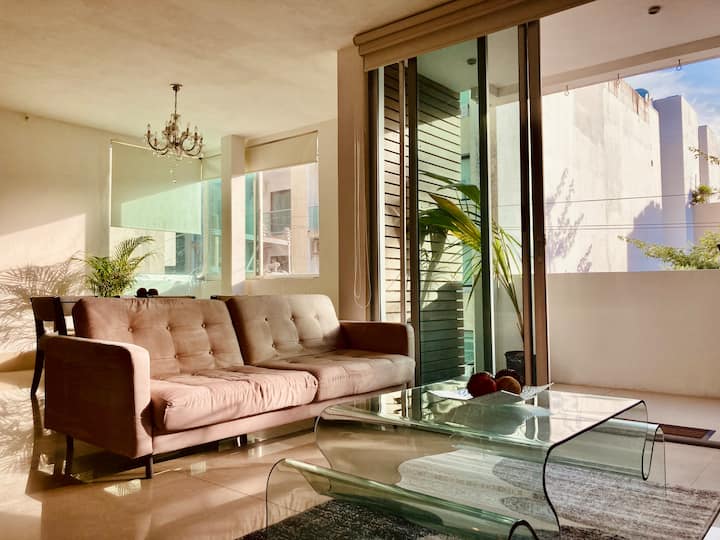 Golden Sunrise At "28th Nte Loft" - Playa del Carmen