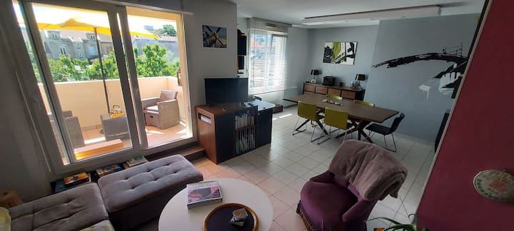 Appartement 2 Chambres/2 Terrasses/garage - Bezannes