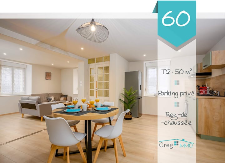 *Le 60*gregimmo*appart'hôtel - Montbéliard