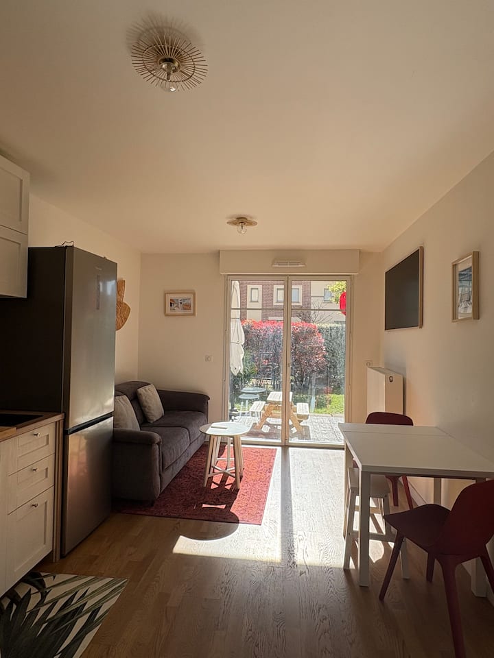 ÉLégant T2 Avec Jardin-parking & Wifi - Deauville