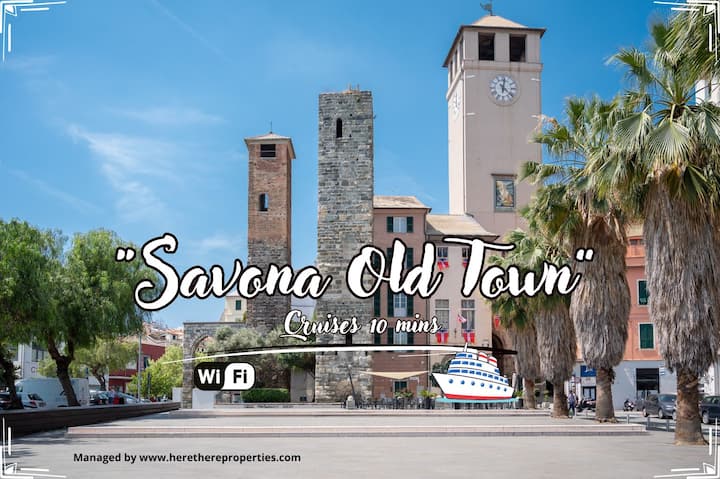 [Vieille Ville De Savone]croisières10min•wifi Free - Savona