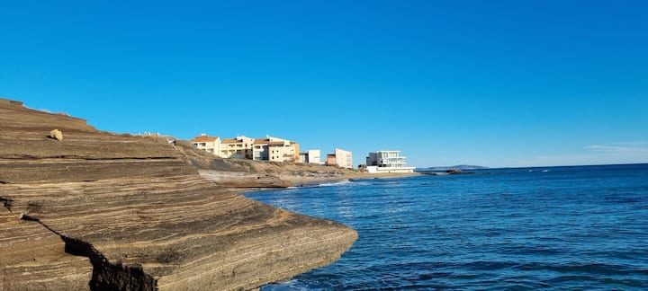 Apt1 /Bord De Mer/port/piscine/clim/wifi/parking - Agde